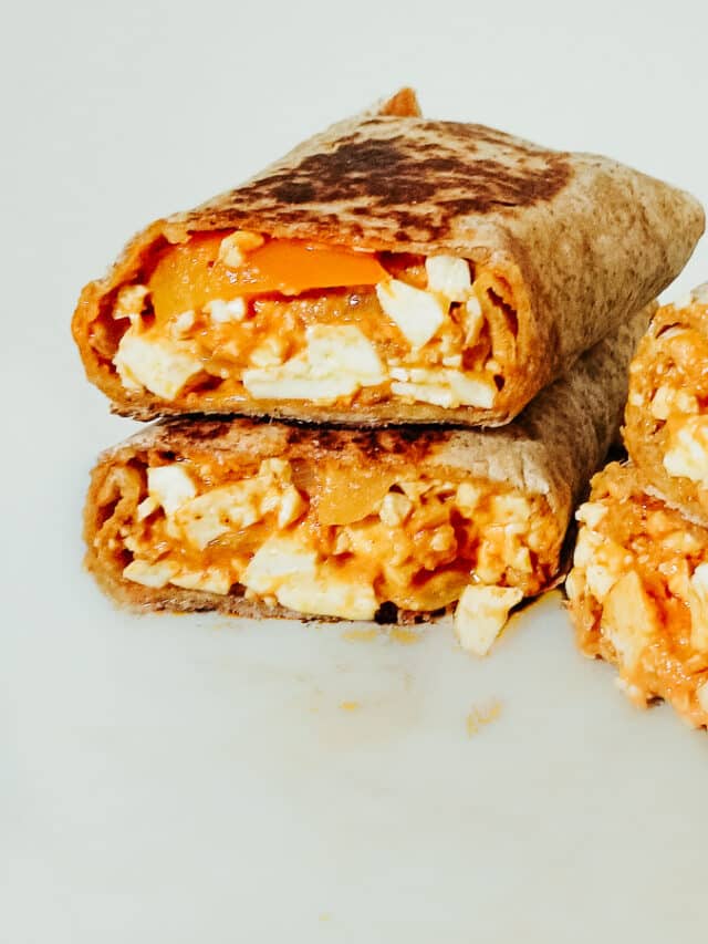 Leftover Curry Burritos Story - Earth to Veg