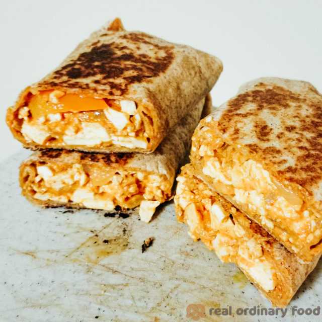 Turn Leftover Curry into Burritos! - Earth to Veg