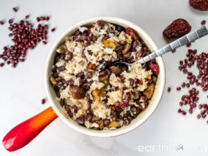 Chal Bap Sticky Rice (찰밥) in the Instant Pot or Stovetop - Earth to Veg