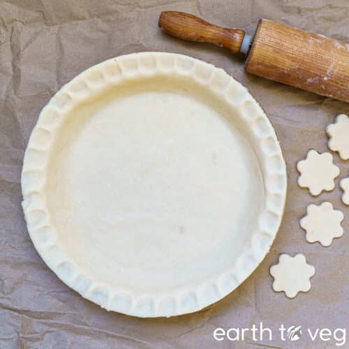 Easy Stand Mixer Pie Crust (Dairy-Free Recipe) - Earth to Veg