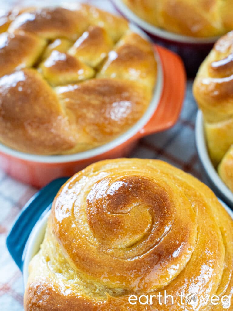 Vegan Paska (Eastern European Easter Bread) - Earth to Veg