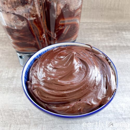 Rich and Moist Chocolate Blender Cake - Earth to Veg