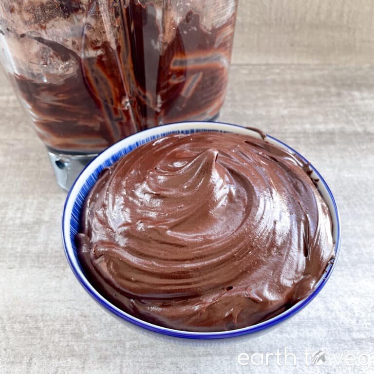 Rich and Moist Chocolate Blender Cake - Earth to Veg