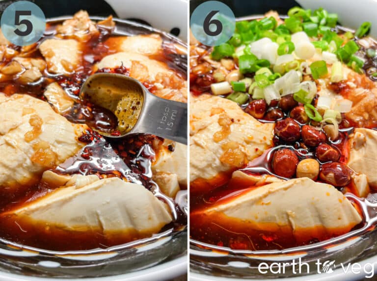 Sichuan Doufunao (Spicy Tofu Pudding) - Earth to Veg