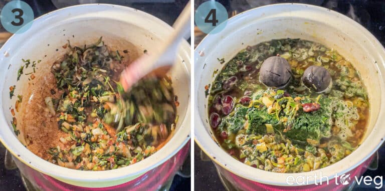 Vegetarian Ghormeh Sabzi (Persian Herb Stew) - Earth to Veg