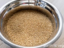 Traditional Roasted Sesame Paste Recipe - Earth to Veg