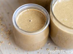 Traditional Roasted Sesame Paste Recipe - Earth to Veg